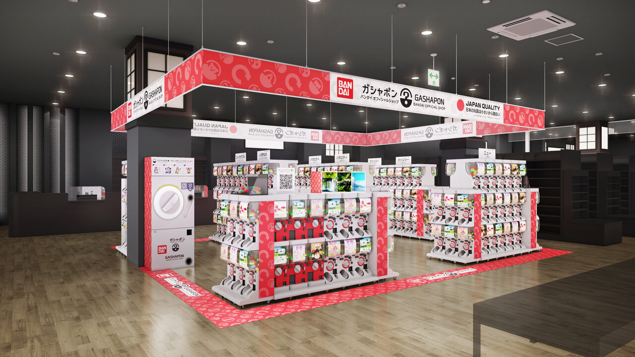 Bandai's official 'Gashapon®' large-scale specialty store, 'Gashapon ...