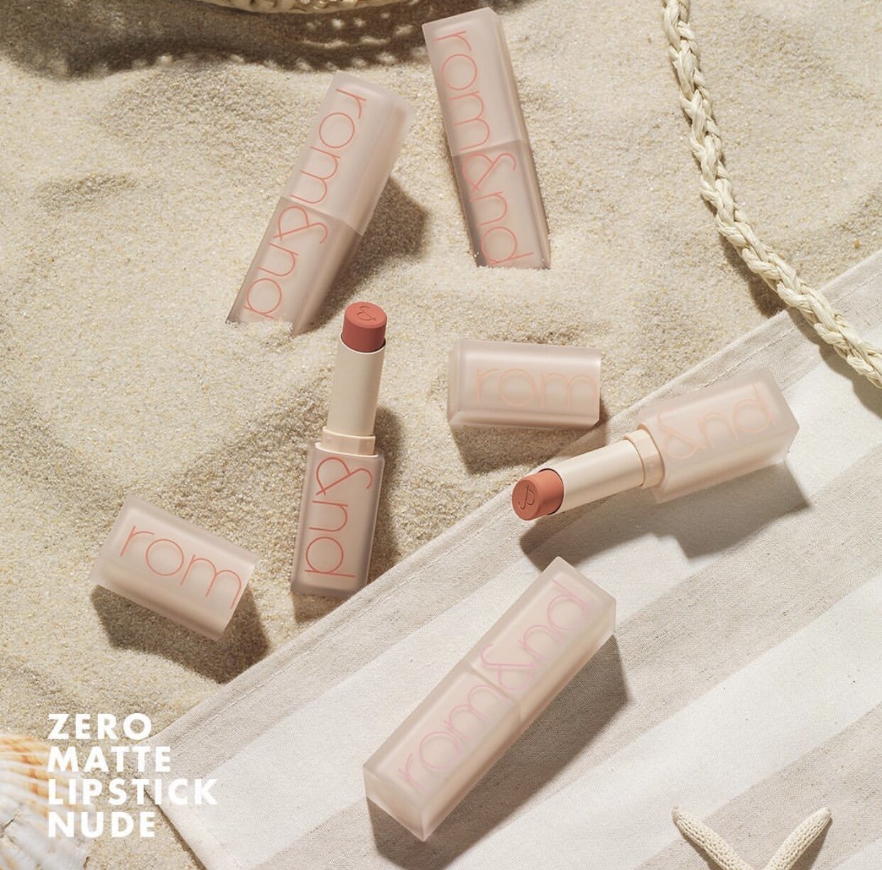 夏の砂浜をイメージ☆リニューアルした「rom&nd」のゼロマットリップスティックをご紹介♬ - 韓国情報サイト Daon[ダオン]