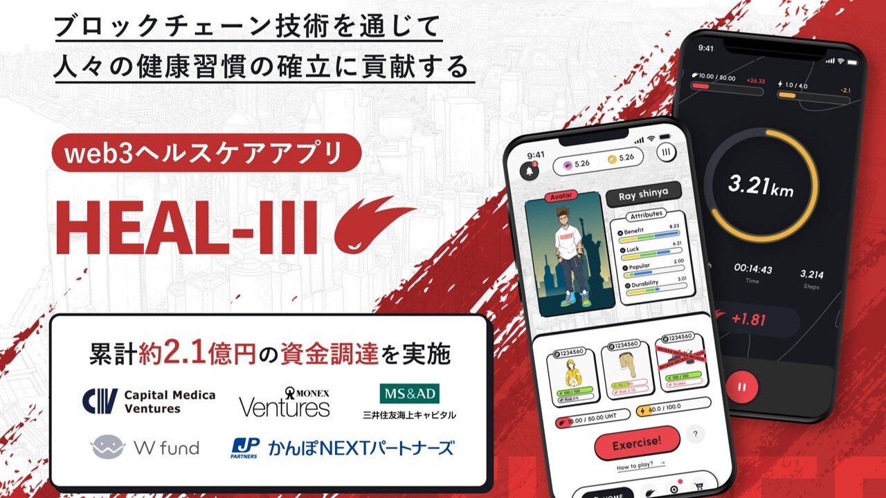 Astar Network上のWeb3ヘルスケアアプリ「HEALTHREE」累計2.1億円の資金調達を実施 - Digital Shift Times（デジタル シフト タイムズ） その変革に ...